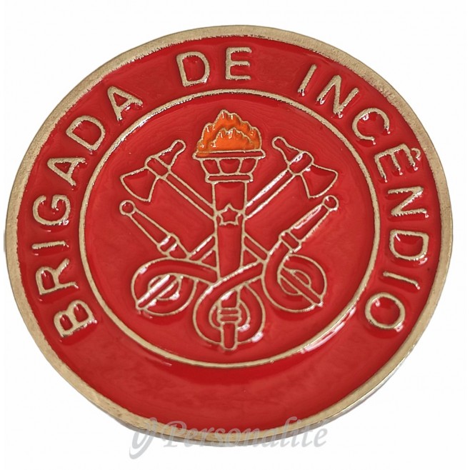 Boton Brigada de Incêndio de 20mm - Boton Brigadista
